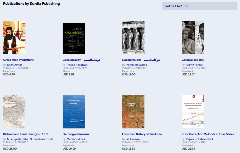 چاپ و بڵاوکردنەوەی کوردیا – Kurdia Publishing – کوردیا